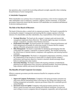 Corporate Governance: The Foundation of Responsible Business Management ...