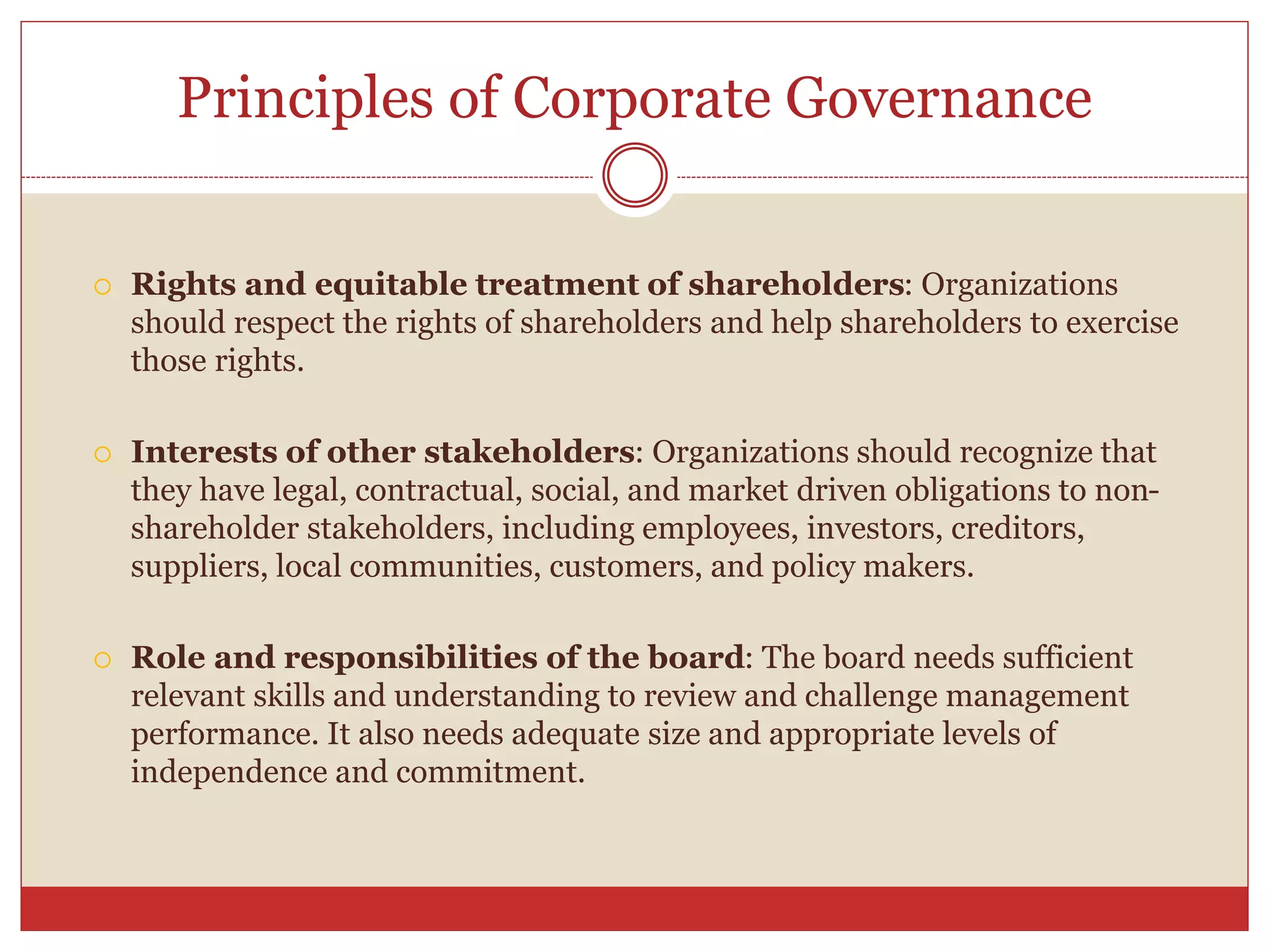 Corporate governance - A basic understanding | PPTX