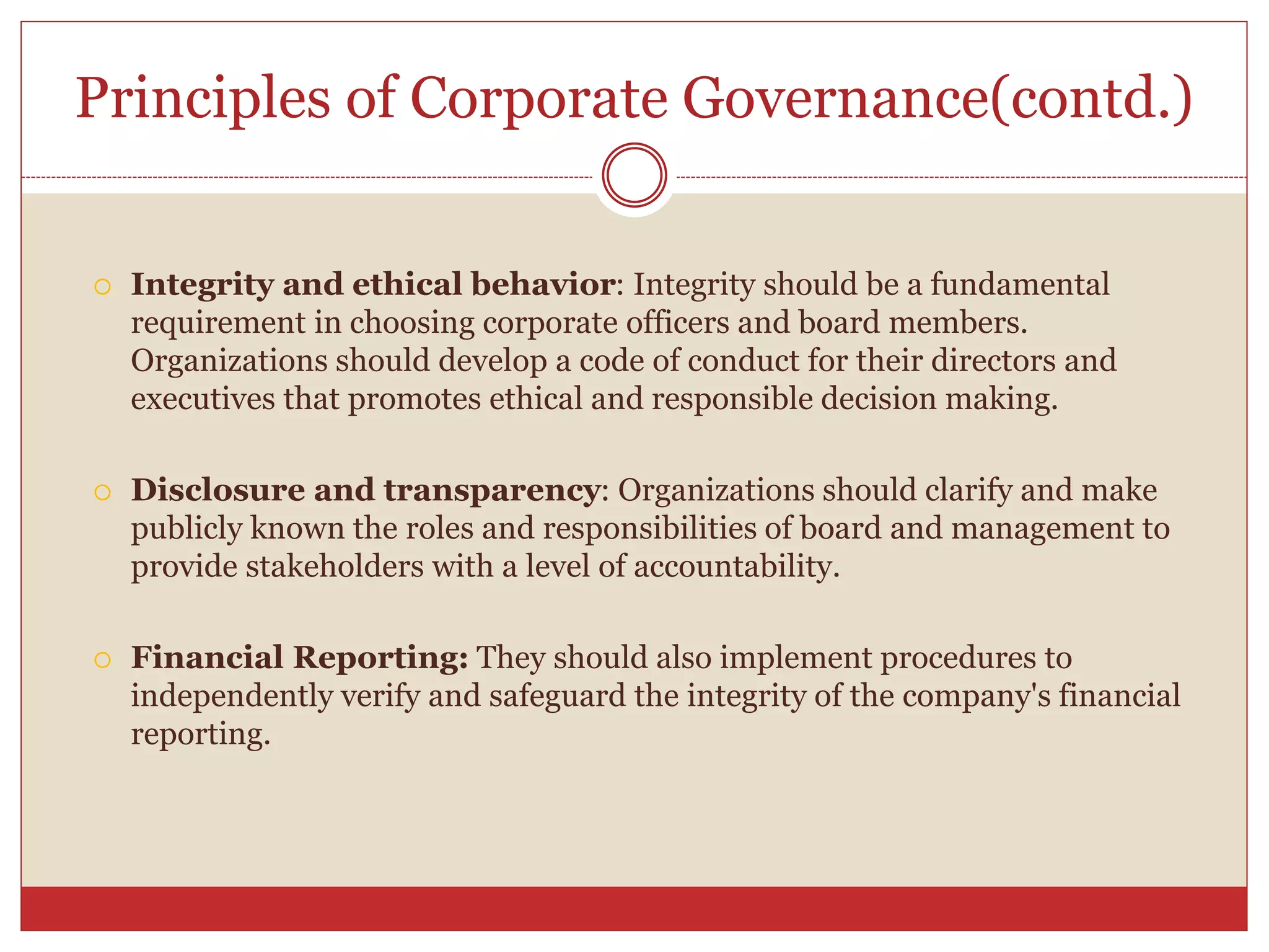 Corporate governance - A basic understanding | PPTX