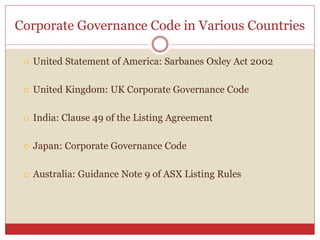Corporate governance - A basic understanding | PPTX | Business ...