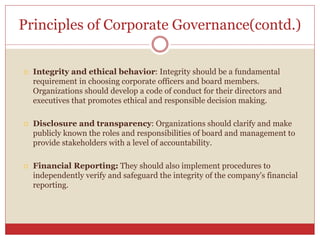 Corporate governance - A basic understanding | PPTX | Business ...