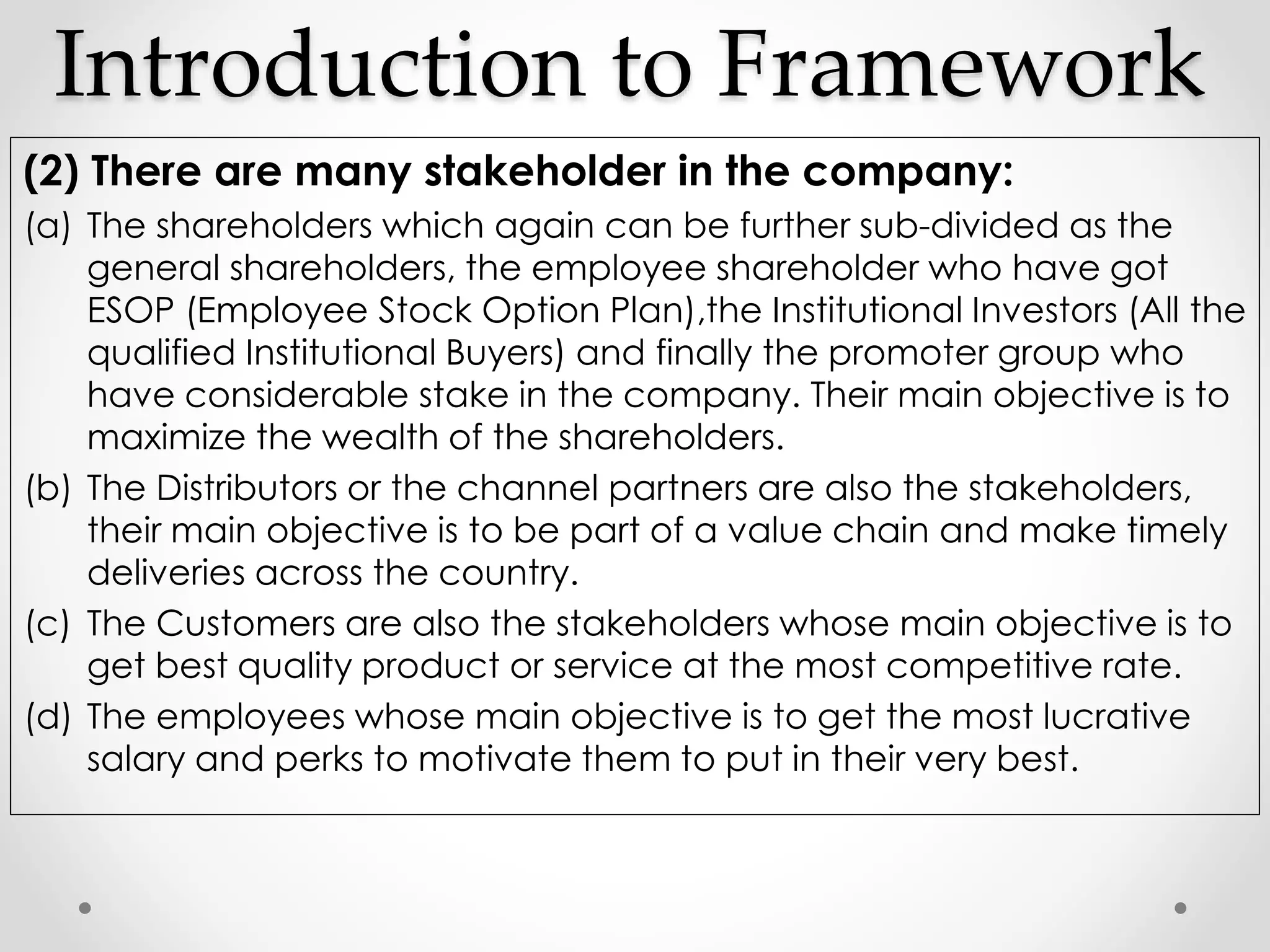 Corporate Governance a conceptual framework | PPTX