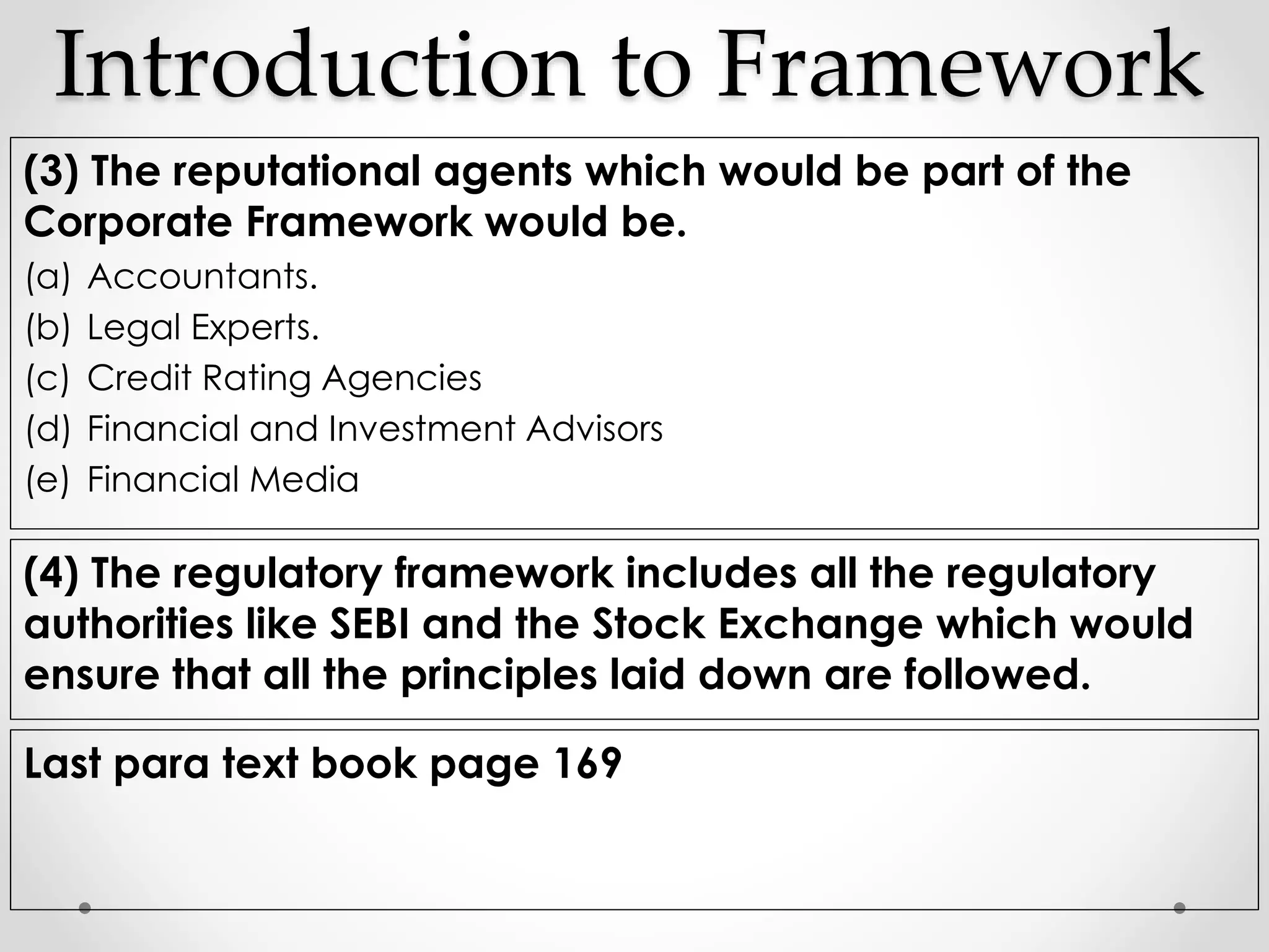 Corporate Governance a conceptual framework | PPTX