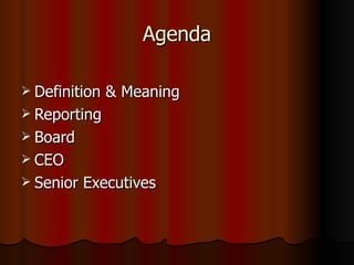 Corporate Governance - By Aditya Agarwal | PPT