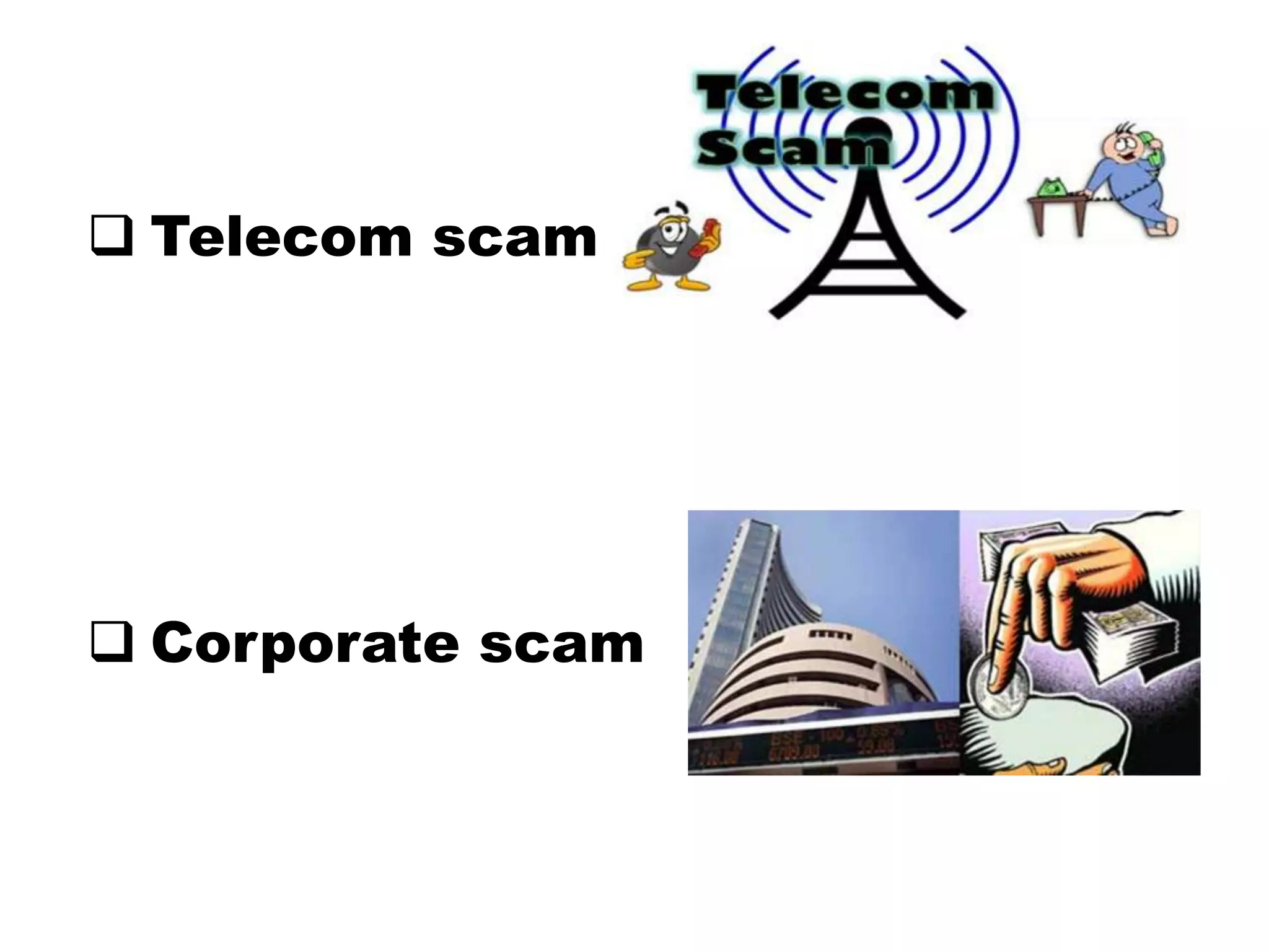 Corporate governance and scam in India | PPTX
