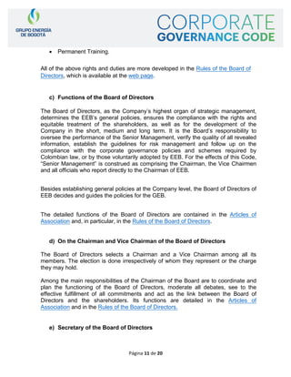 Corporate governance code | PDF