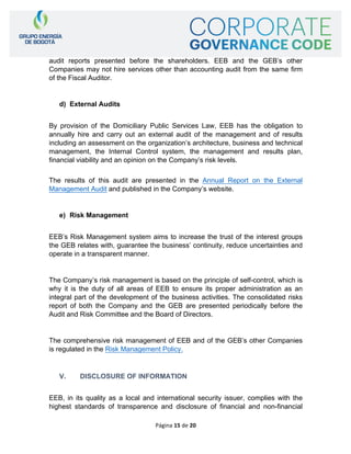 Corporate governance code | PDF