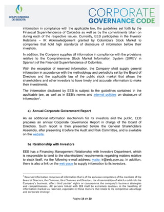 Corporate governance code | PDF