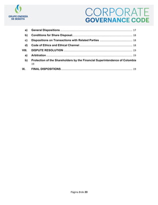 Corporate governance code | PDF