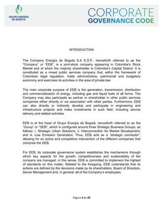 Corporate governance code | PDF