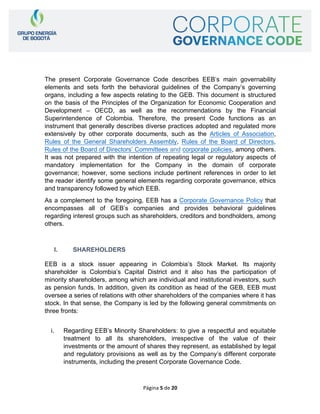 Corporate governance code | PDF