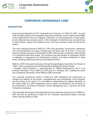 Corporate Governance Code | PDF