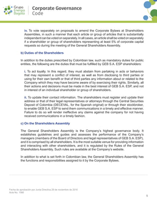 Corporate Governance Code | PDF