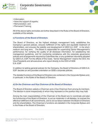 Corporate Governance Code | PDF