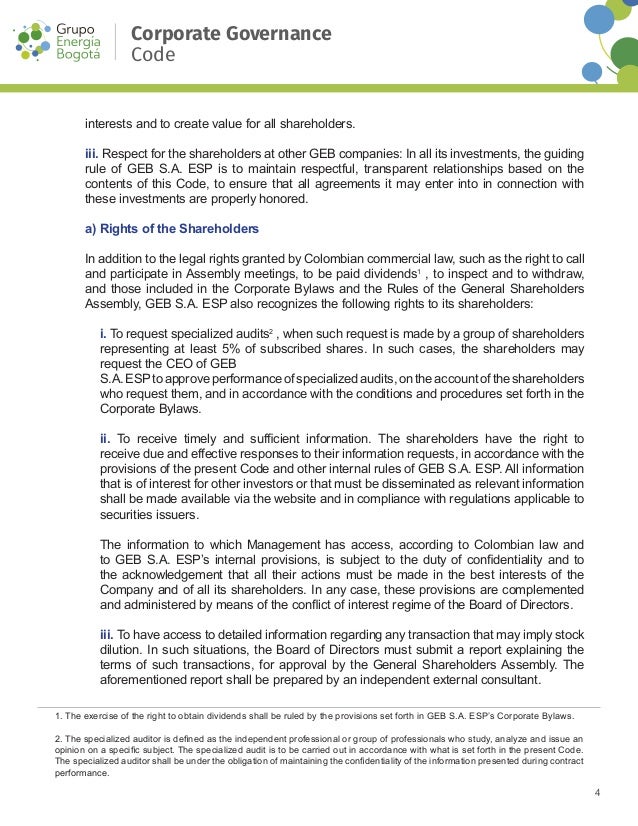 Corporate Governance Code