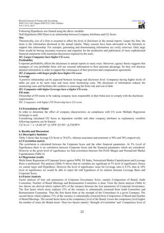 Corporate governance compliance practices of indian companies | PDF