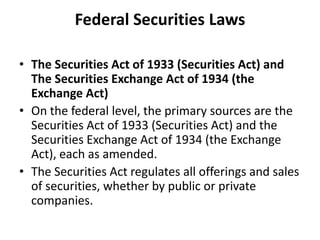 Corporate Governance Framework in USA pdf | PPT