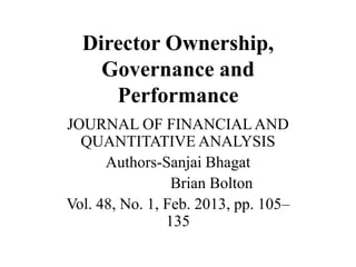 Corporate governance (my paper) | PPTX
