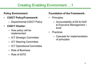 Corporate Governance of ICT in the Public Sector | PDF
