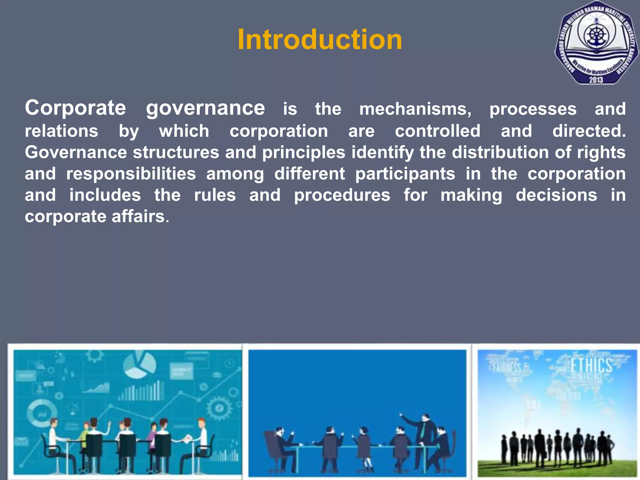 Corporate governance presentation | PPT