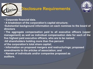 Corporate governance presentation | PPT