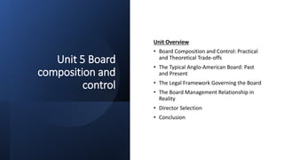 Corporate governance presentation | PPTX