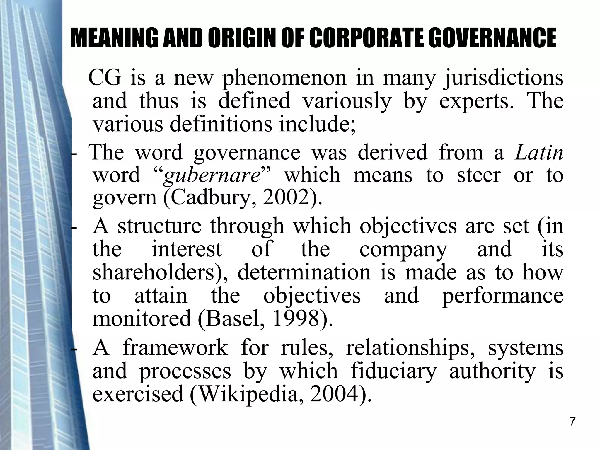 Corporate governance principles_and_prac | PPTX | Business Accounting ...