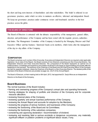 Corporate governance report | DOCX