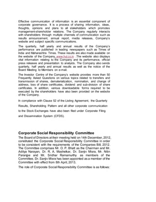 Corporate governance report | DOCX