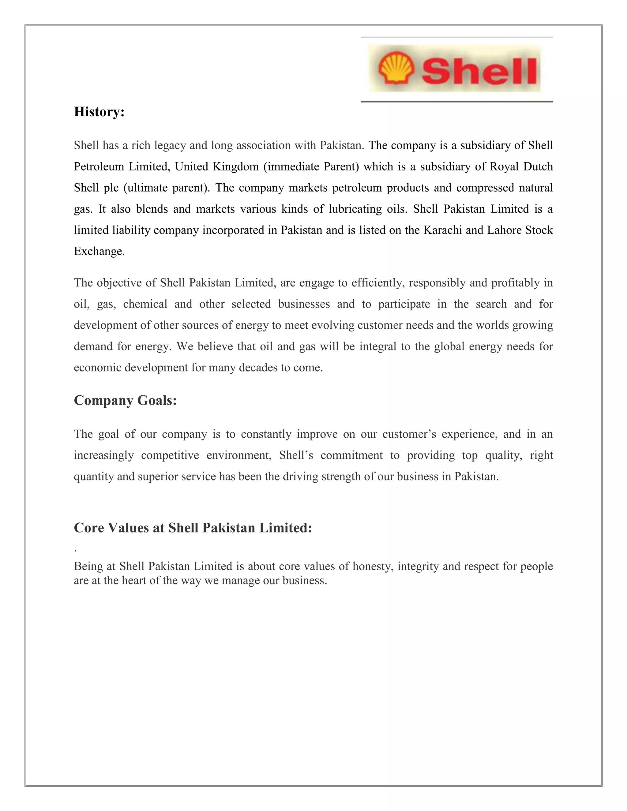 Corporate governance (shell pak) | PDF