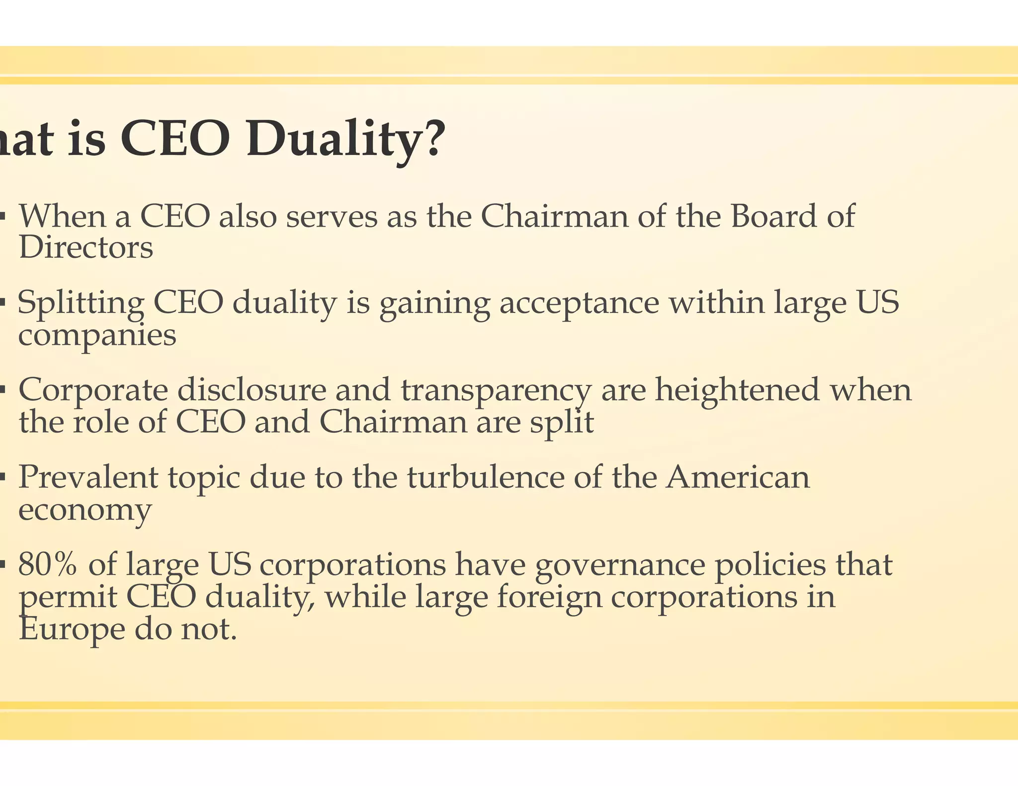 Corporate governance transparency | PPT