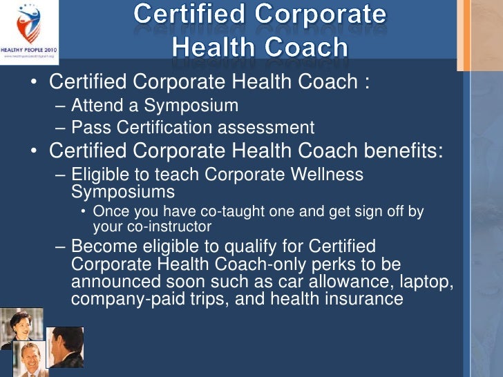 Corporate Health Coach Introduction