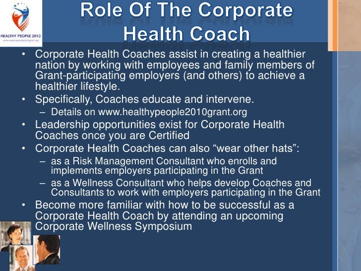 Corporate Health Coach Introduction