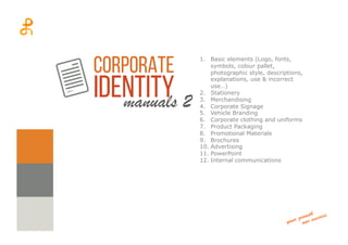 Corporate Identity Manuals | PDF