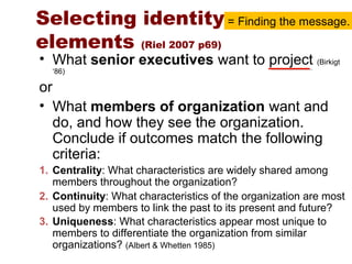 Corporate identity mix with assignment v2 | PPT