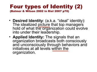 Corporate identity mix with assignment v2 | PPT
