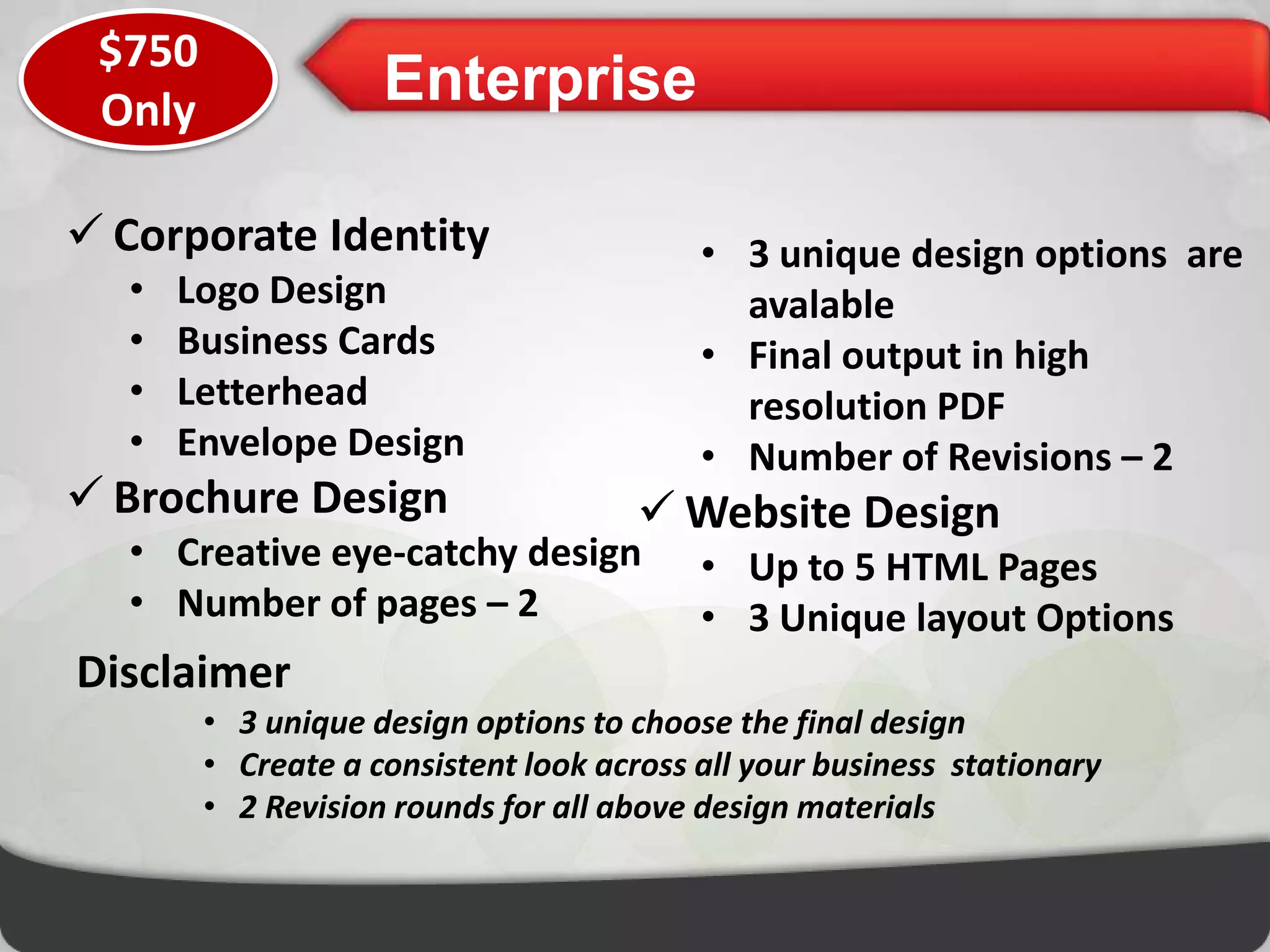 Corporate Identity packages | PPT