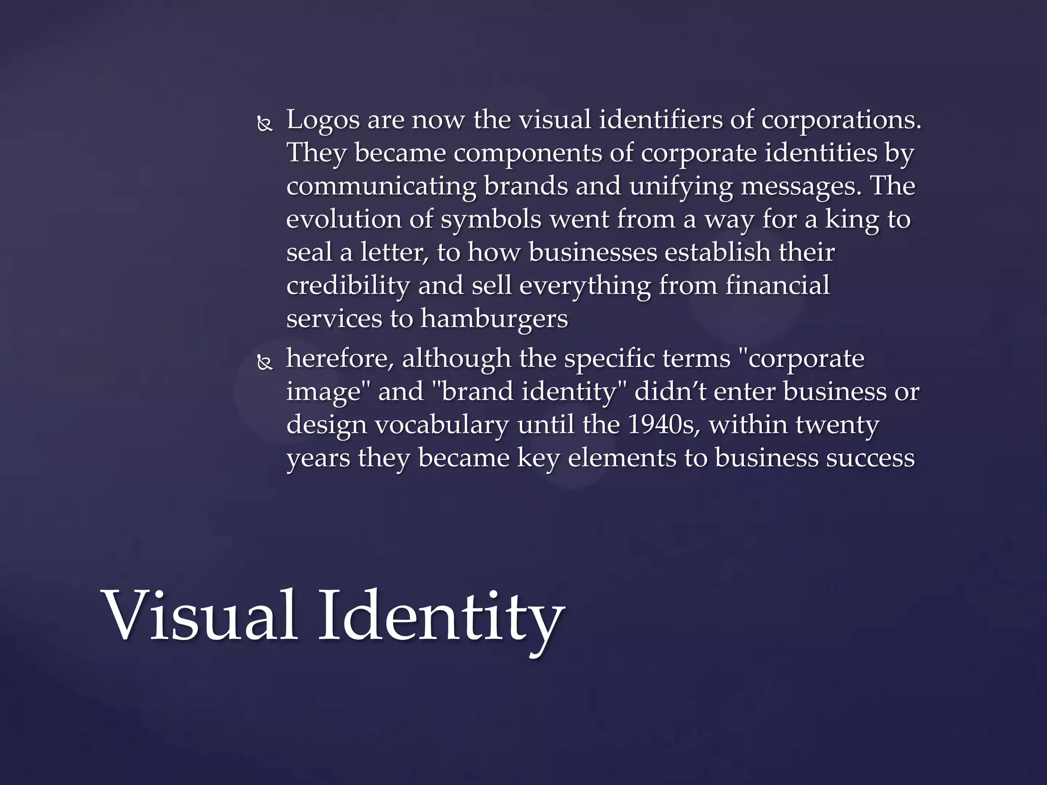 Corporate identity theory | PPTX