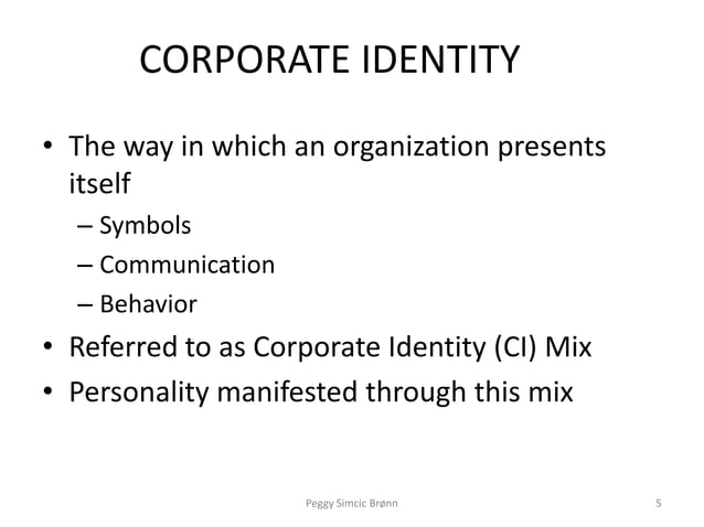 Corporate image and identity | PPTX | Marketing and Advertising | Business