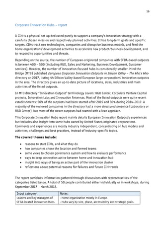 Corporate innovation hubs - learnings from Silicon Valley 2018 | PDF