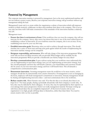 Corporate Innovation Machine | PDF | Computer Software and Applications ...