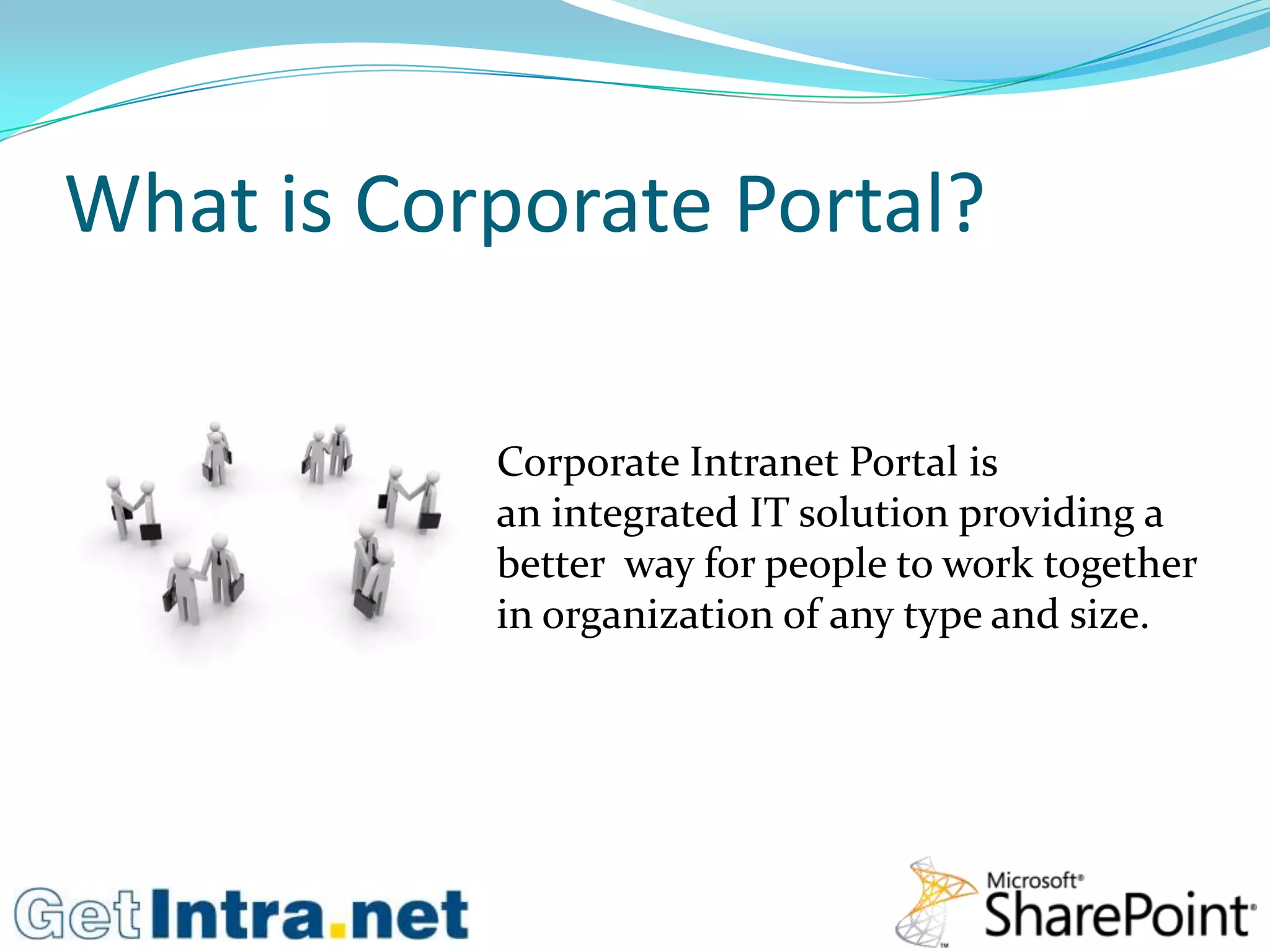 Corporate intranet portal | PPTX