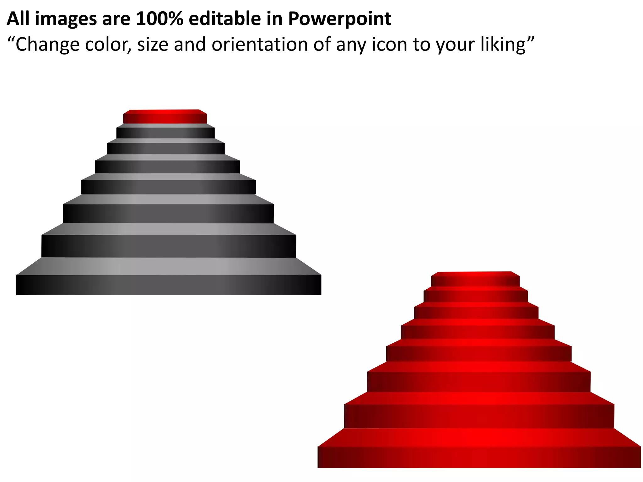 Corporate ladder hierarchy style 1 powerpoint presentation templates | PPTX