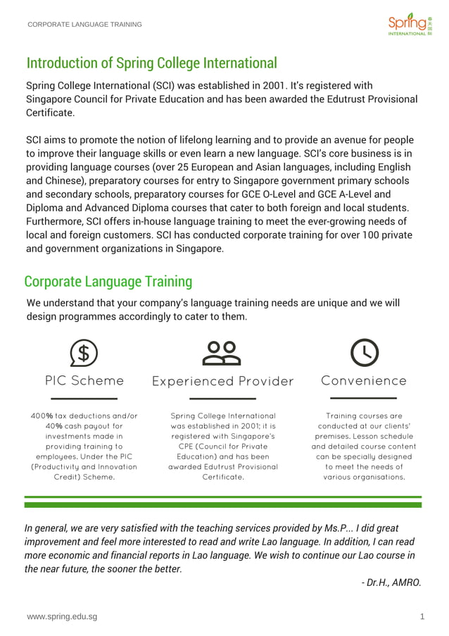 Corporate language training | PDF | Business Administration | Business