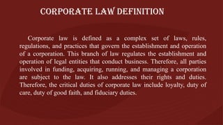 Corporate law M.Com 1st semster notes 1.pptx