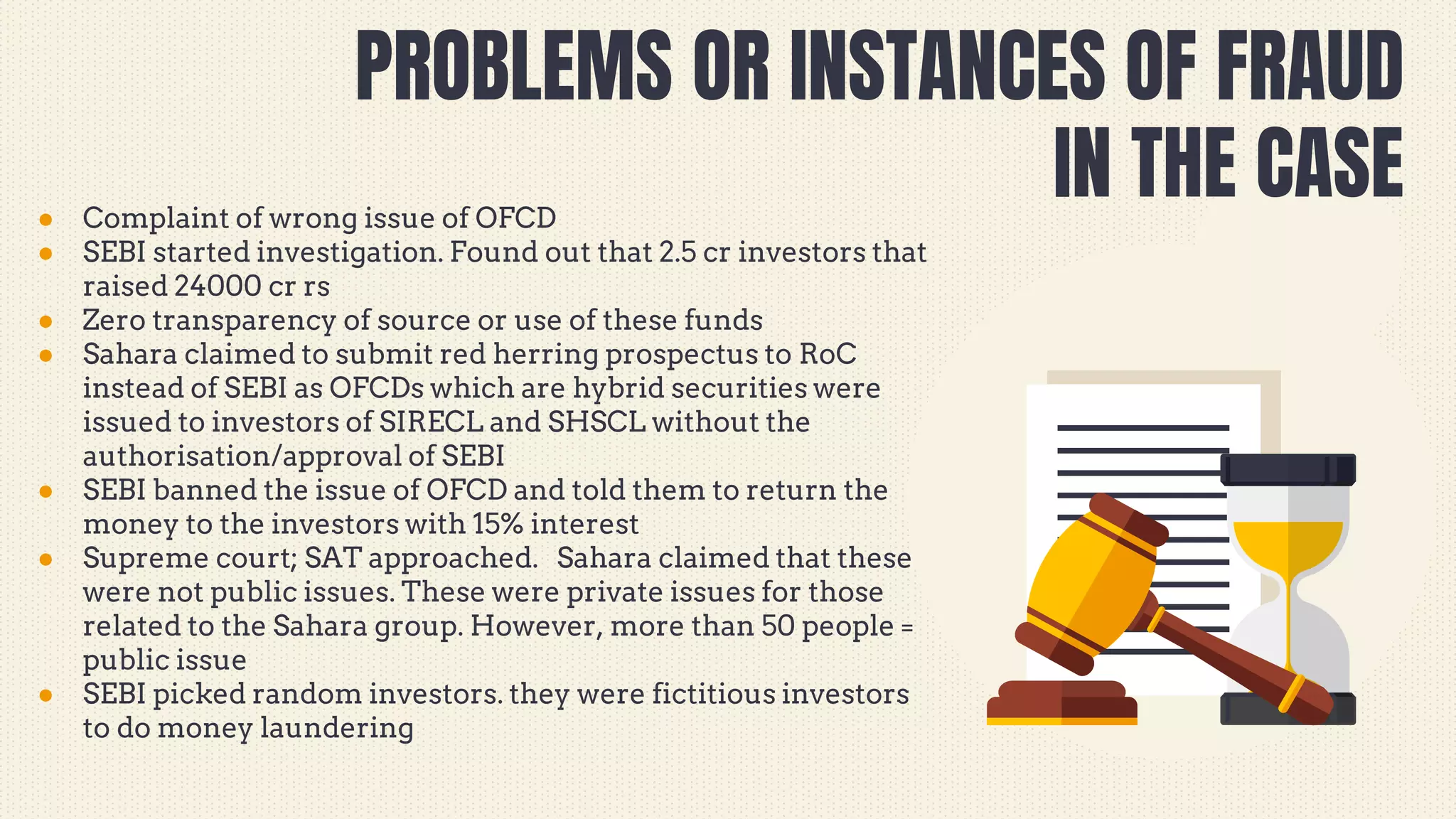 Sahara India Pariwar Investor Fraud Case | PPTX
