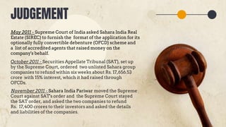 Sahara India Pariwar Investor Fraud Case | PPTX