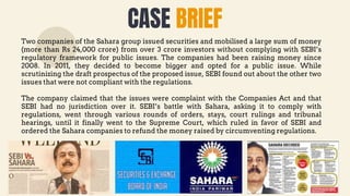 Sahara India Pariwar Investor Fraud Case | PPTX