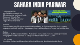 Sahara India Pariwar Investor Fraud Case | PPTX