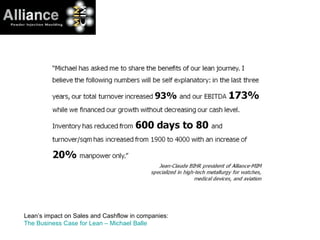 Corporate Lean examples | PPT